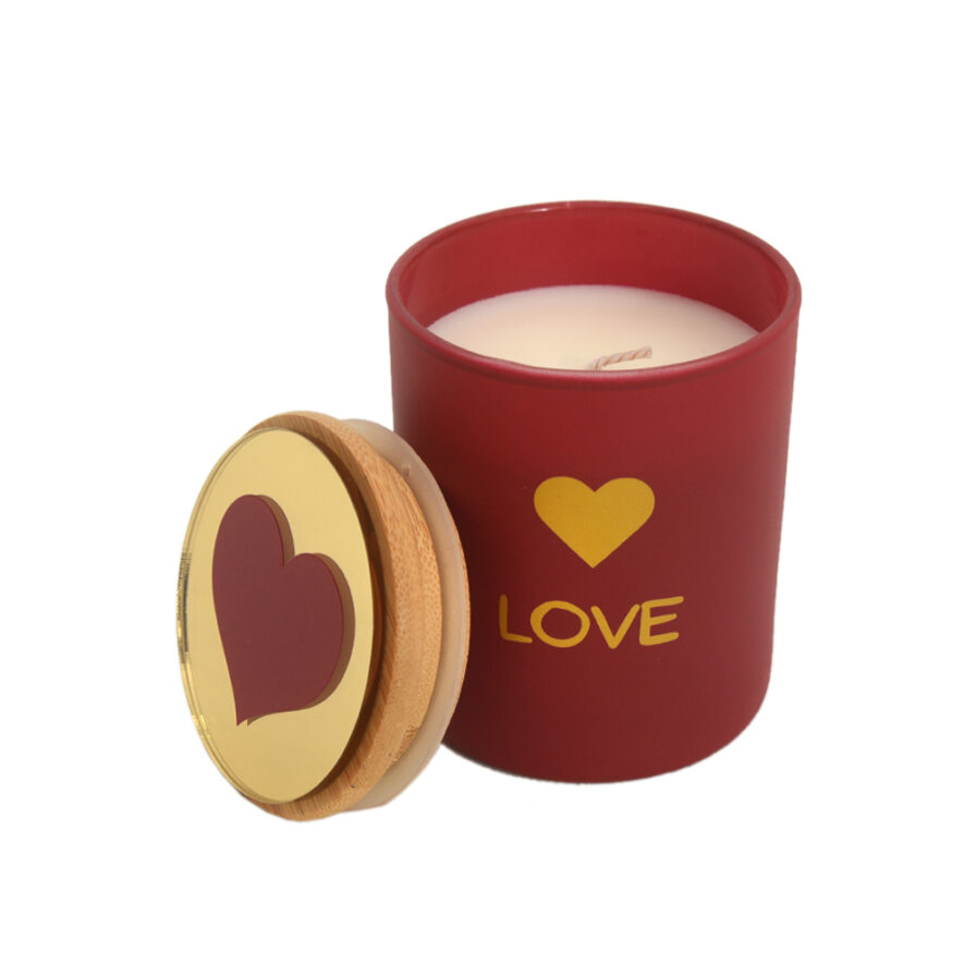 BORDEAUX Scented Candle “LOVE-LIGHT-HOPE” – Σύλλογος Ελπίδα
